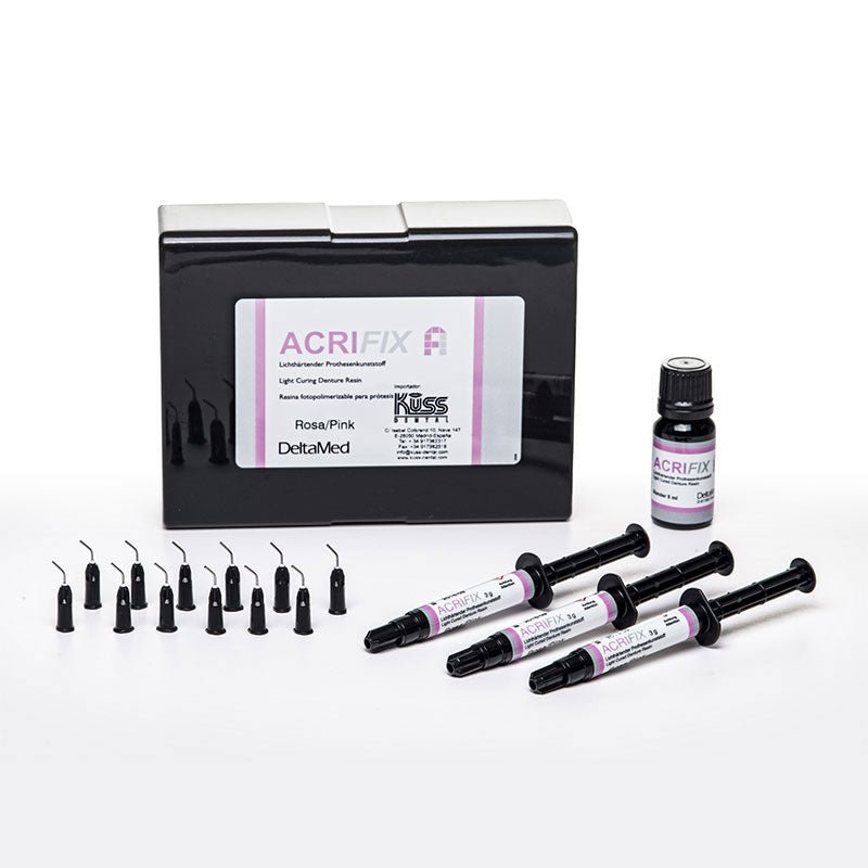 Acrifix Kuss Dental - KIT Résine Photopolymérisable Sceller ou Réparer