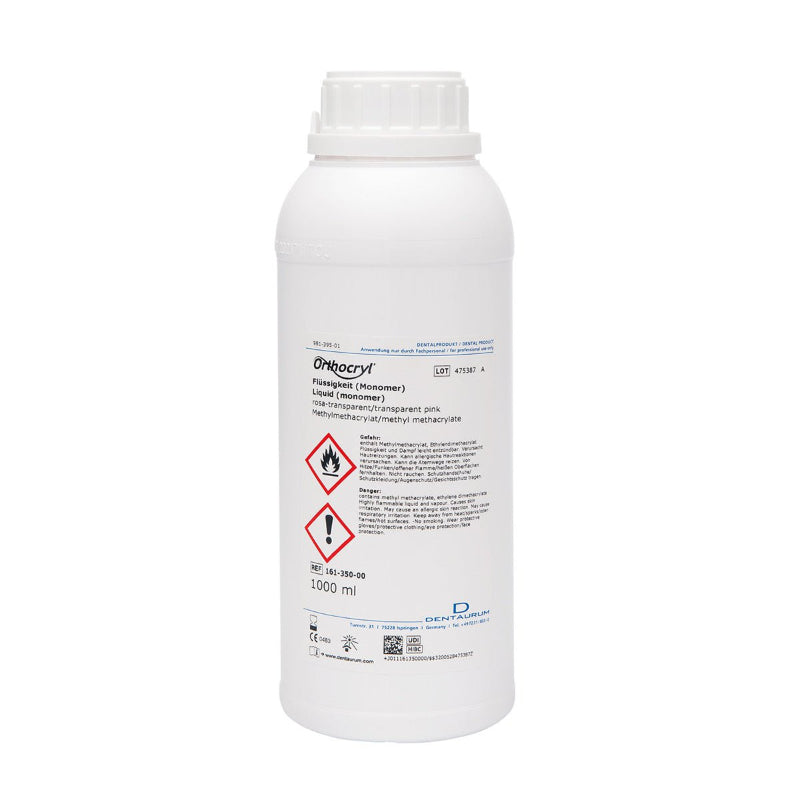 Transparent monomer orthocryl 500 ml Ortho resin use.