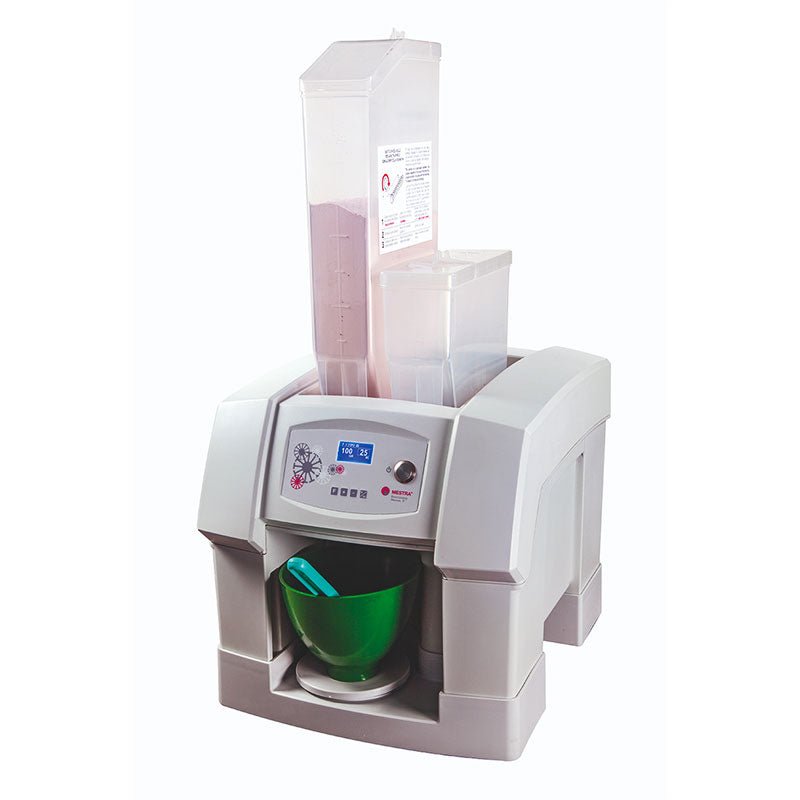 Plaster doser with boomerang balance - precise dosage of water meat