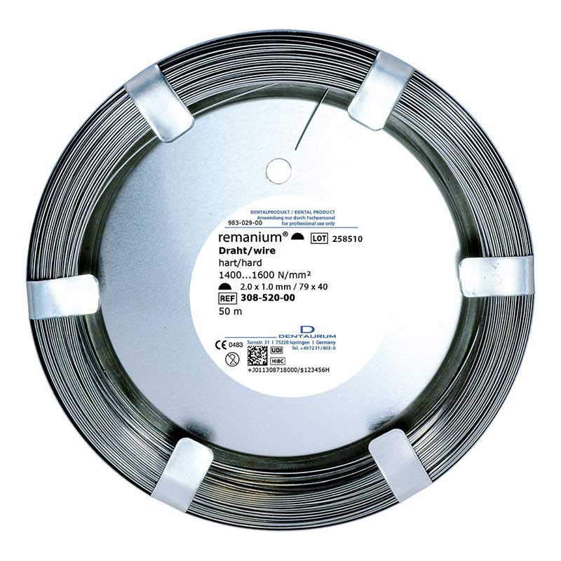 Dentaurum half-junk wire 2.0 x 1.0 mm