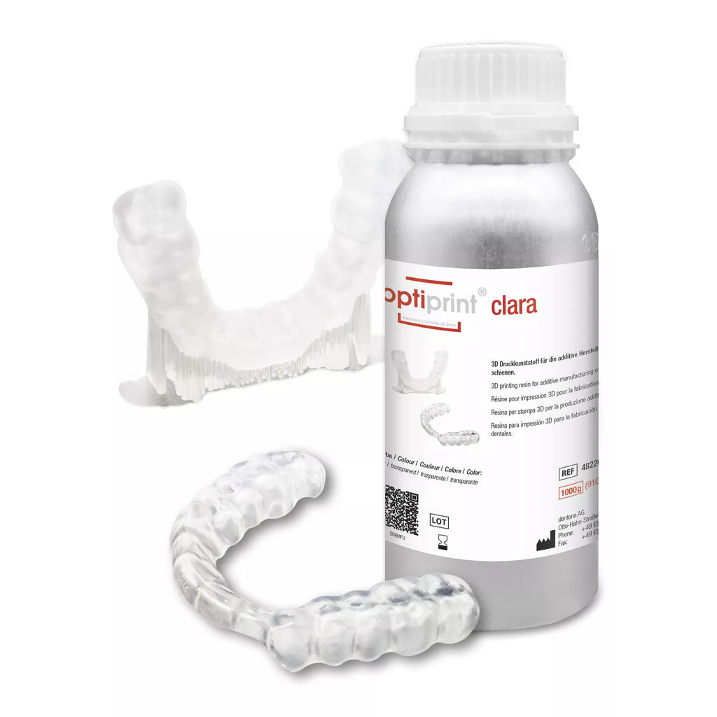 Optiprint Clara Transparente Impression Résine 3D - Attelles - Guides.