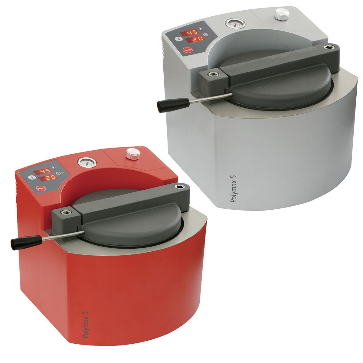 Polymax 5 polymerizer four résin 95 °C - Dreve - Red or Silver color.