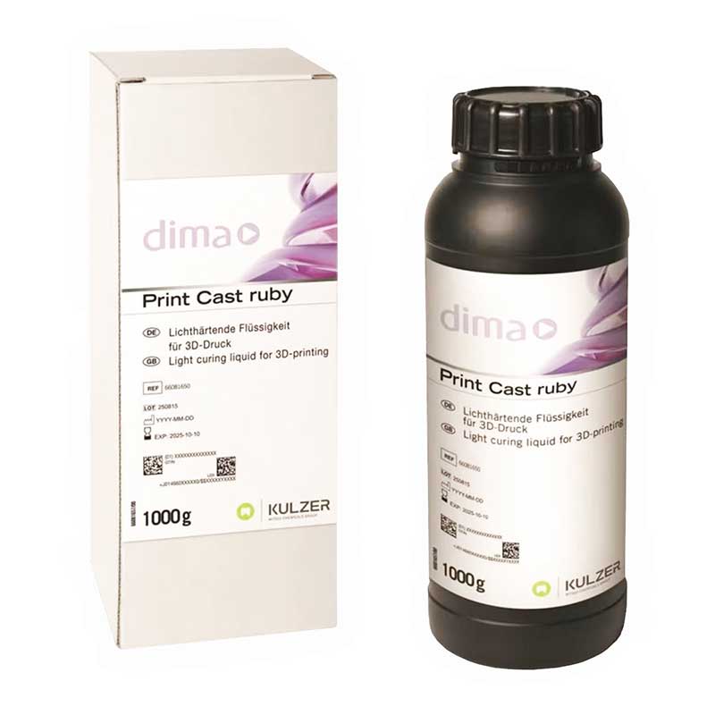 Dima Resin Print Cast Ruby - Calcinable - Stellite and Crown Creation.