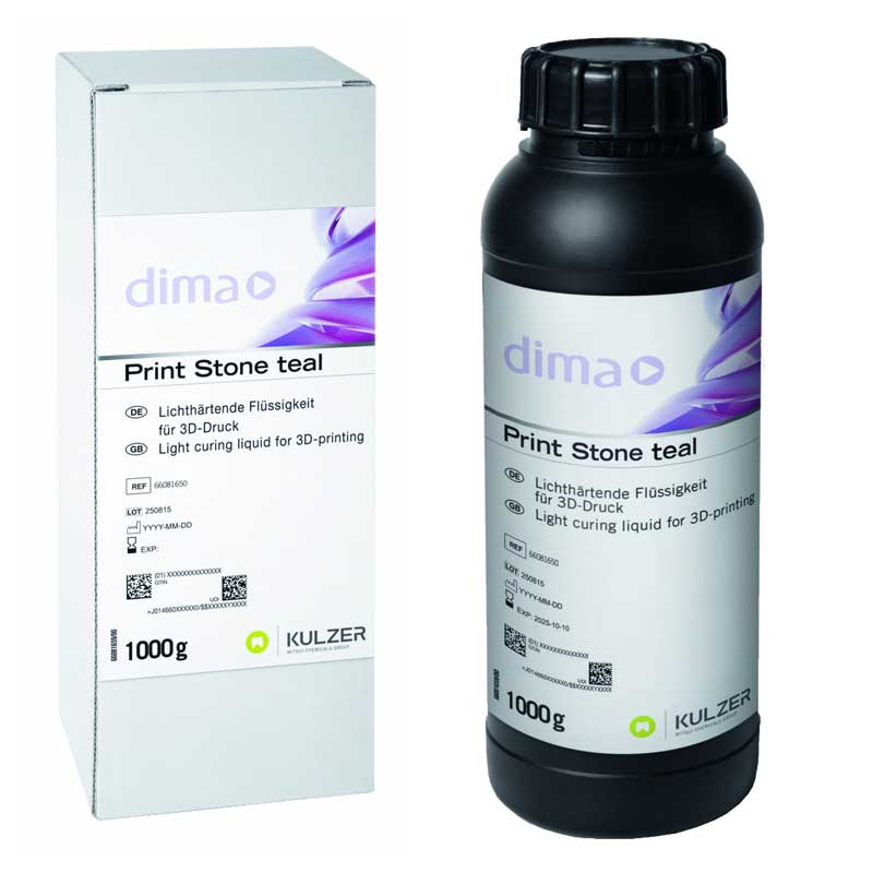 Résine Dima Print Stone Steal - Kulzer – Massilia Dental - Fournitures ...