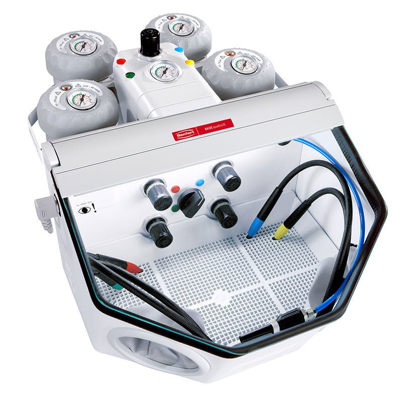 Sableuse Basic Quattro IS 4 silos Renfert "Immédiate Stop"