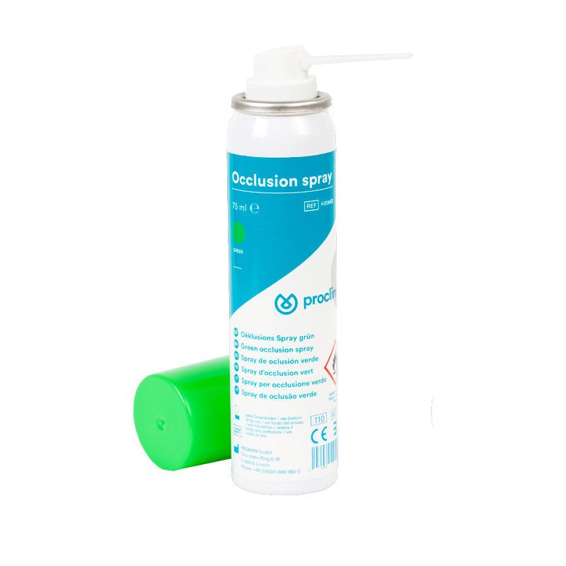 Occlusion Spray Green Marking Contact Insertion Steam Cleaning 75 ml