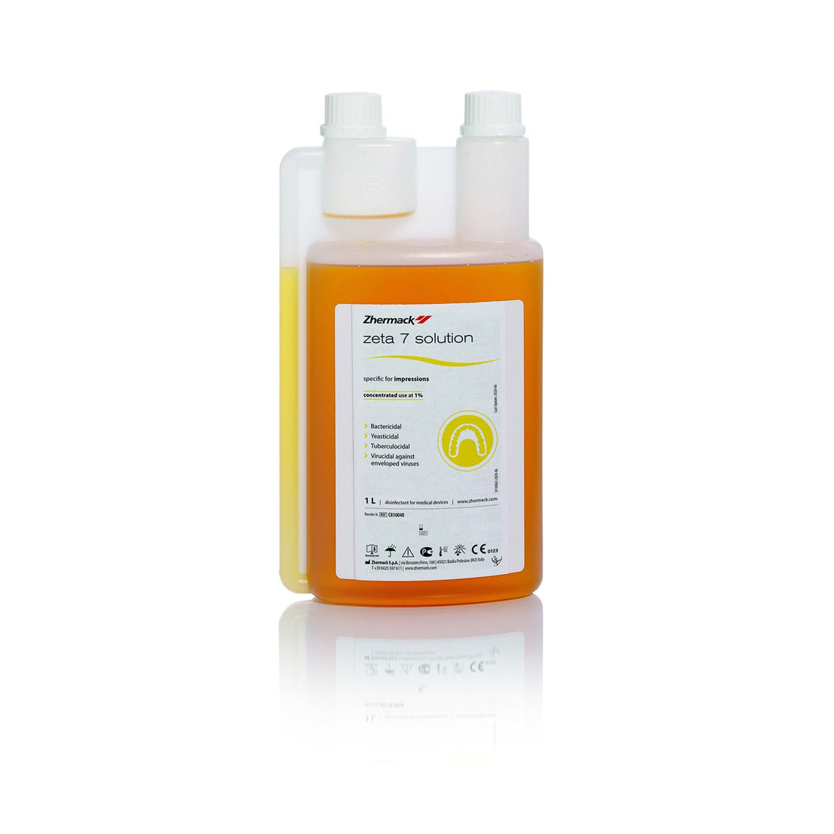Zeta 7 solution 1 liter - disinfectant fingerprints bactericide viruci